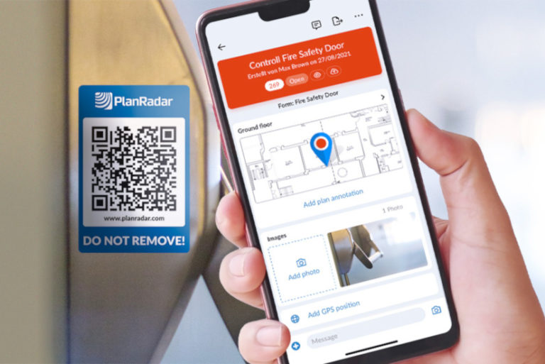 QR codes in construction - PlanRadar